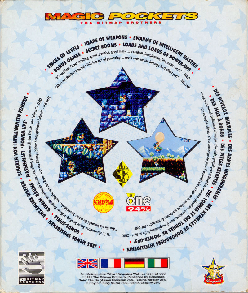 Magic Pockets – RETRO GAMESMASTER