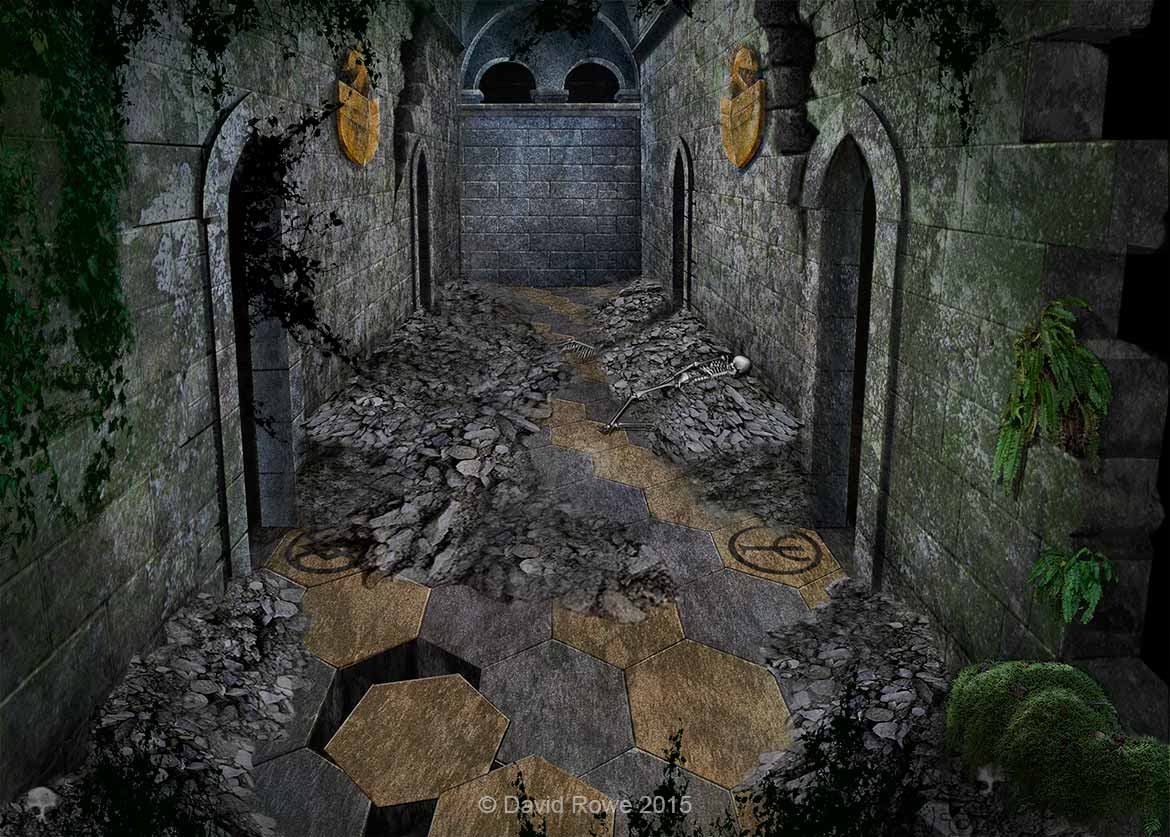 Knightmare the TV series Artist David Rowe – RETRO GAMESMASTER