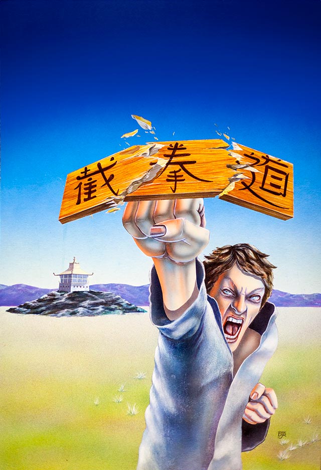 Knightmare the TV series Artist David Rowe – RETRO GAMESMASTER