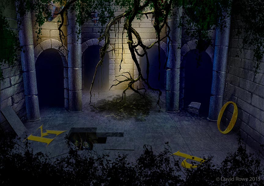 Knightmare the TV series Artist David Rowe – RETRO GAMESMASTER