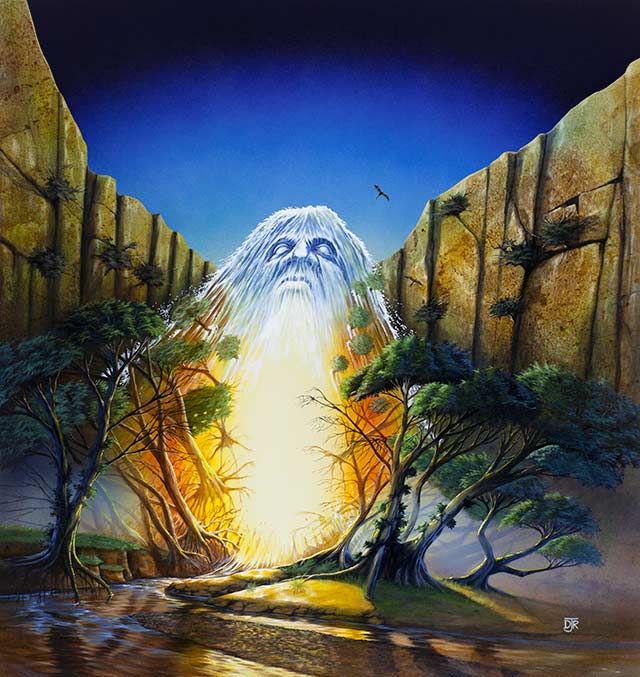 Knightmare the TV series Artist David Rowe – RETRO GAMESMASTER