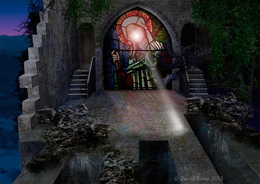 Knightmare the TV series Artist David Rowe – RETRO GAMESMASTER